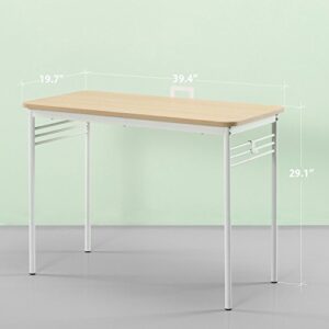 Zinus Connie Metal Framed Desk in Cream