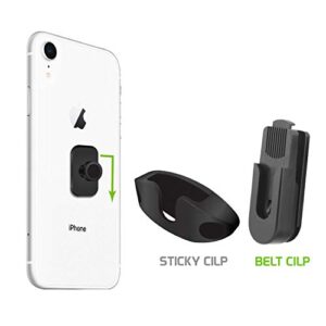 Cellet Universal Swivel Belt Clip for Car Mount, GPS Compatible for Apple iPhone 14 Pro Max Plus 13 12 11 iPad, iPods Samsung Galaxy Z Flip Z Fold Google Pixel, Moto, Walkie-Talkie, Phone