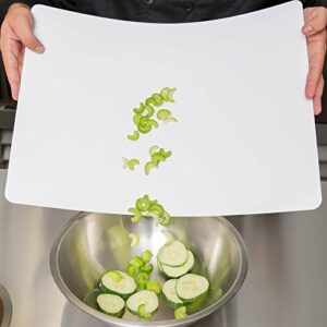 Arrow Plastic Flexible Cutting Mats - White Cutting Board, 10 Pack - Made in the USA, BPA Free - Ideal for Cutting and Chopping - Measures 15 x 12 Inches