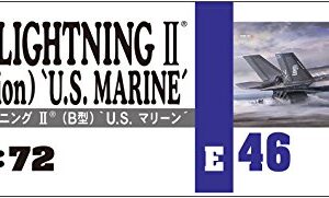 Hasegawa HAE46 F-35 Lightning II B Version US Marine Model Kit, 1:72 Scale