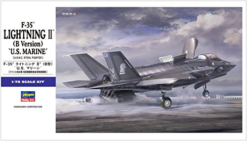 Hasegawa HAE46 F-35 Lightning II B Version US Marine Model Kit, 1:72 Scale