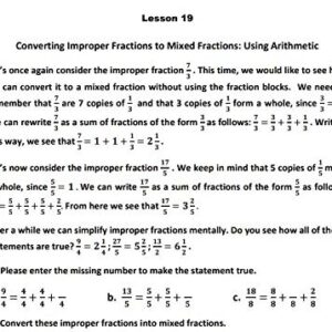 Developing Fractions Sense® B Class Set of 10 - Grade 4. A Concrete and Visual Approach to Fractions. Includes 10 Student workbooks, 10 Sets of Fraction manipulatives, Teacher Set and Answer Key.