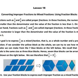 Developing Fractions Sense® B Class Set of 10 - Grade 4. A Concrete and Visual Approach to Fractions. Includes 10 Student workbooks, 10 Sets of Fraction manipulatives, Teacher Set and Answer Key.