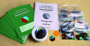 developing fractions sense® c class set of ten - grade 5. a concrete and visual approach to fractions. includes 10 student workbooks, 10 sets of fraction manipulatives, teacher set and answer key.