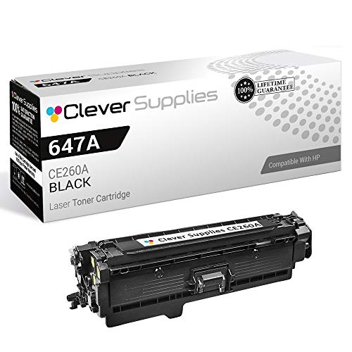 CS Compatible Toner Cartridge Replacement for HP CP4525 CE260A Black HP 647A Color Laserjet CP4000 CP4500 CP4525 CP4525dn Enterprise CP4025