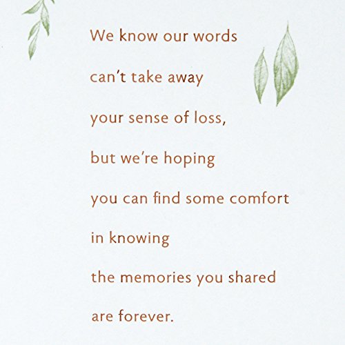 Hallmark Sympathy Greeting Card (Our Hearts are with You)