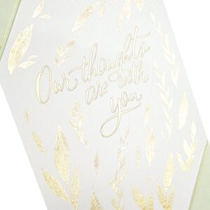 Hallmark Sympathy Greeting Card (Our Hearts are with You)