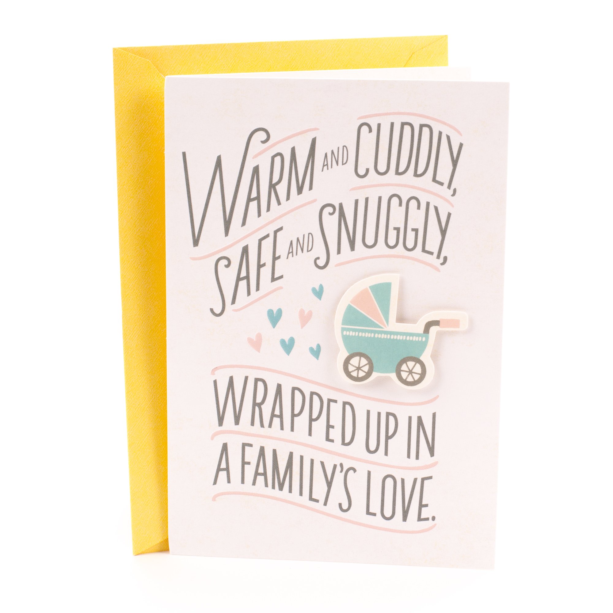 Hallmark Baby Greeting Card for Grandparents (Warm and Cuddly New Grandbaby)