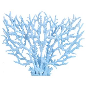 artificial plastic aquarium plants coral fish tank decorations in various sizes and color(blue-l)