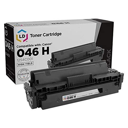 LD Compatible Toner Cartridge Replacement for Canon 046H 1254C001 High Yield (Black)