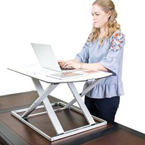 Star Ergonomics Ultra Slim Compact Standing Desk, White (SE03M1WW)