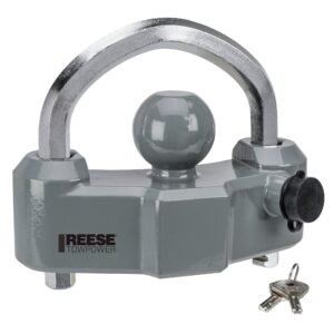 Reese Towpower 7088300 Heavy Duty Coupler Lock , Grey