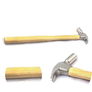 ddp professional farrier's hammer wooden handle nail removal durable construction