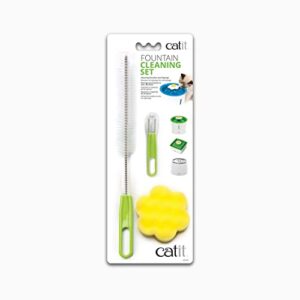 Catit Cat Water Fountain Cleaning Set, for Catit Cat Water Fountains, 44020, White