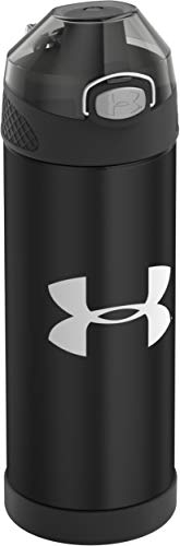 Under Armour, 16 oz, Black Protege 16 Ounce Stainless Steel Water Bottle