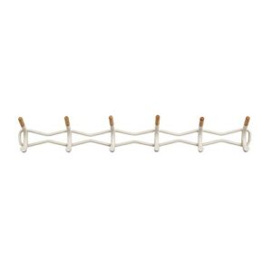 Safco Products 4257CRM Family Coat Wall Rack, 6 Hook, Cream