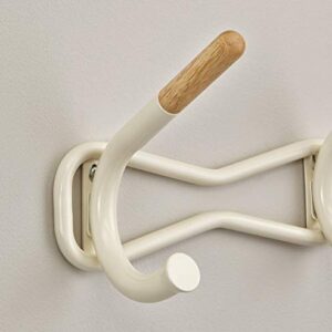 Safco Products 4257CRM Family Coat Wall Rack, 6 Hook, Cream