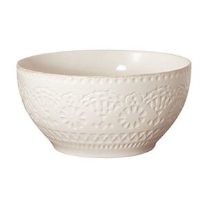 pfaltzgraff chateau cream serving bowl, 9-inch, cream, white, 4 quarts