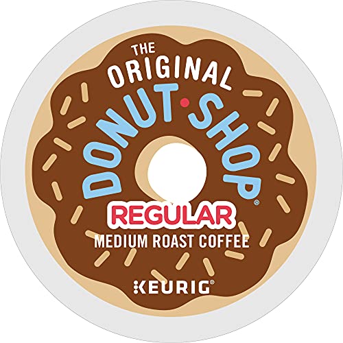 The Original Donut Shop Regular, Single-Serve Keurig K-Cup Pods, Medium Roast Coffee Pods, 32 Count