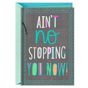 hallmark mahogany graduation card (ain't no stopping you) (399ggj2043)