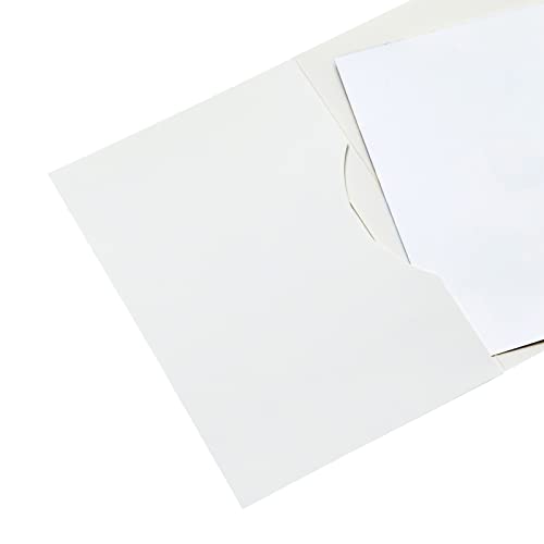 Best Paper Greetings 48 Pack Photo Frame Cards with Envelopes, Notecards for 4x6 Picture Insert (Ivory)