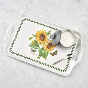 Pimpernel Botanic Garden Collection Large Handled Tray | Serving Tray for Lunch, Coffee, or Breakfast | Made of Melamine | Measures 18.9" x 11.6" | Dishwasher Safe