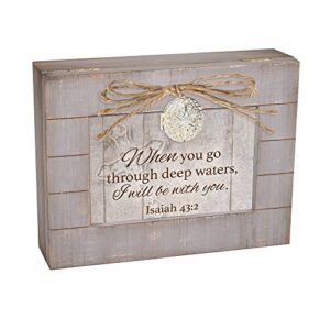 cottage garden i will be with you grey distressed locket music box plays how great thou art