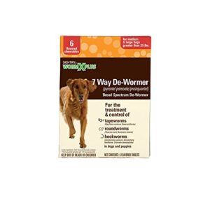 wormx plus dewormer, large dog, 6-ct.