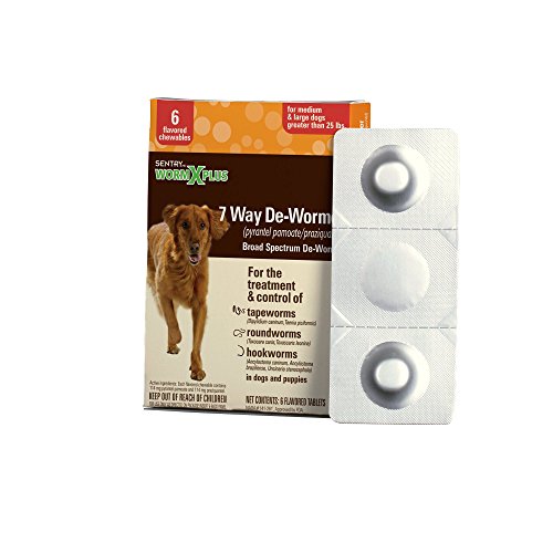 Wormx Plus DeWormer, Large Dog, 6-Ct.