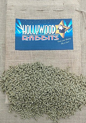 Hollywood Rabbits Feed - 9 Lb. Premium Feed | Hand Crafted High-Fiber | Probiotics for Digestive Health