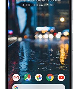 Google Pixel 2 128GB - Clearly White, Google Unlocked Version (Renewed)