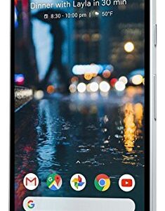 Google Pixel 2 128GB - Clearly White, Google Unlocked Version (Renewed)