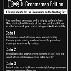 Wannabe Genius Groomsmen Gifts - The Man Card - Groomsmen Proposal or Groomsman Gifts for Wedding Day (6-Pack)