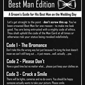 Wannabe Genius Groomsmen Gifts - The Man Card - Groomsmen Proposal or Groomsman Gifts for Wedding Day (6-Pack)