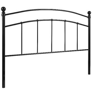 flash furniture woodstock decorative black metal queen size headboard