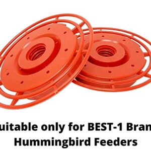 Best-1 Hummingbird Feeder Replacement Bottom Set of 2 | Fits All Best-1 Hummingbird Feeders