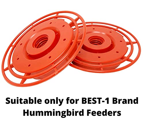 Best-1 Hummingbird Feeder Replacement Bottom Set of 2 | Fits All Best-1 Hummingbird Feeders