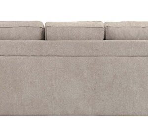 Homelegance Clumber 82" Reversible Sectional with Accent Pillows, Beige