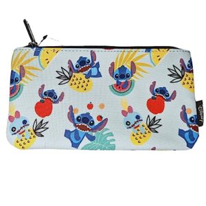 loungefly disney stitch scrump fruit aop cosmetic pouch