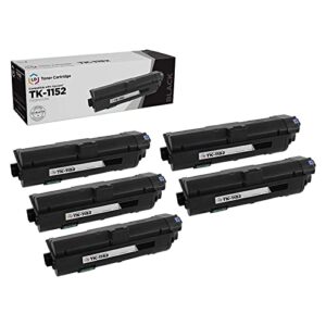 ld products compatible toner cartridge replacement for kyocera tk-1152 1t02rv0us0 (black, 5-pack) compatible with m2635dw