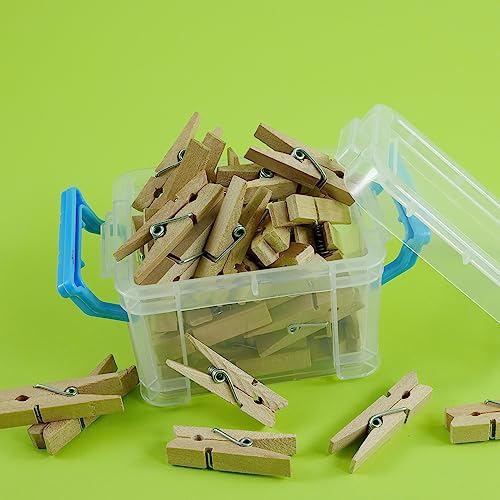 Leisure Arts Natural Clothespins Wood 1.5" Wide 30pc