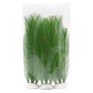 BEGONDIS Aquarium Decorations 3Pcs Fish Tank Artificial Green Water Plants Made of Silk Fabrics Plastic