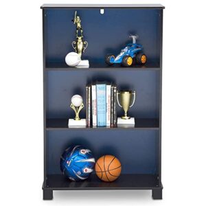 Delta Children Deluxe 3-Shelf Bookcase - Ideal for Books, Homeschooling & More, DC Comics Batman - Greenguard Gold Certified, Decor