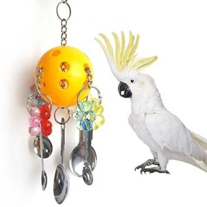 hypeety bird chew toy for parrot macaw african greys eclectus cockatoo budgies parakeet cockatiel conure lovebirds cage (b)