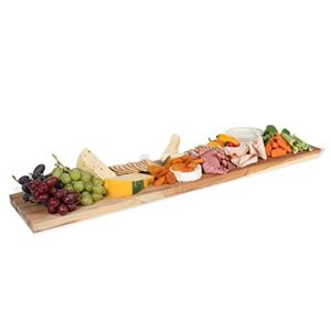 brightmaison Maggio Charcuterie Board & Wood Cutting Board Wall Mountable and Table Top Kitchen Decor Acacia Wood