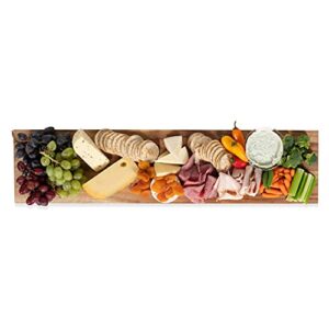 brightmaison Maggio Charcuterie Board & Wood Cutting Board Wall Mountable and Table Top Kitchen Decor Acacia Wood