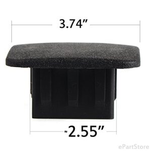 LFPartS 2.5" Heavy Duty 2 1/2" Trailer Hitch Cover Cap Plug Fits 2.5" Receivers