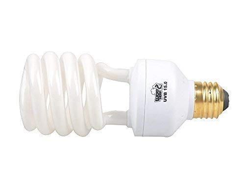 LUCKY HERP 15.0 UVB Intense Fluorescent Terrarium Lamp,Reptile UB Bulb Light,Compact Bulb (26 Watt)