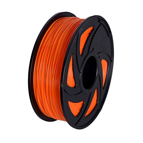 LEE FUNG ABS 3D Printer Filament 1.75mm,1kg (2.2lbs) Spool, Dimensional Accuracy +/- 0.05 mm Orange