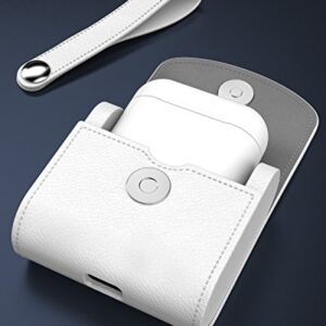 Encased AirPods Case Leather (Genuine Lambskin) Carrying Cover Compatible w/Apple Air Pods Charging Case